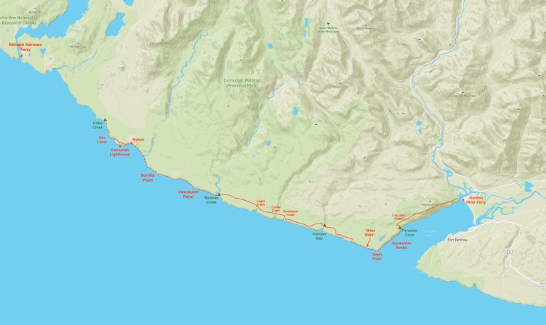 The West Coast Trail – Part 1: Gordon River to Camper Bay – Hiking With Par